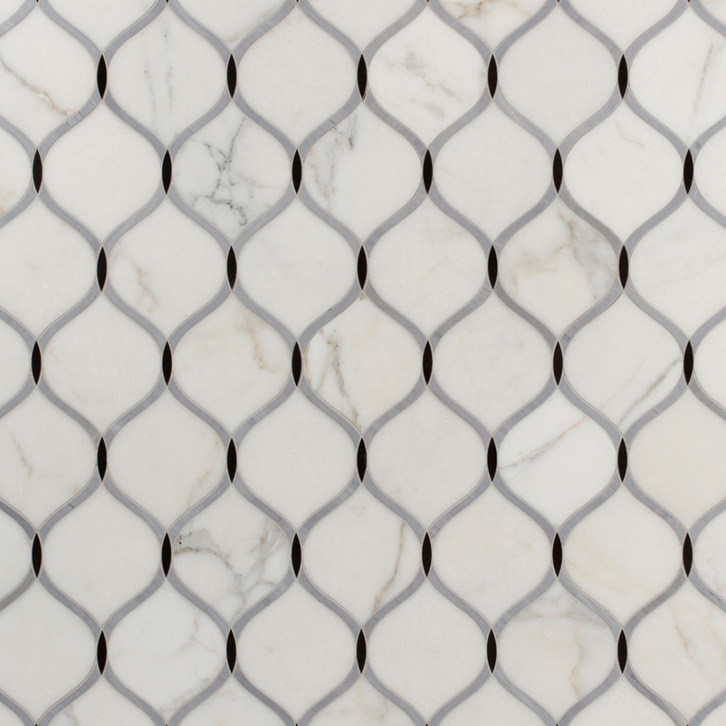 JET SET CALACATA GREY STARLET 10-7/8X8 - Walker Zanger