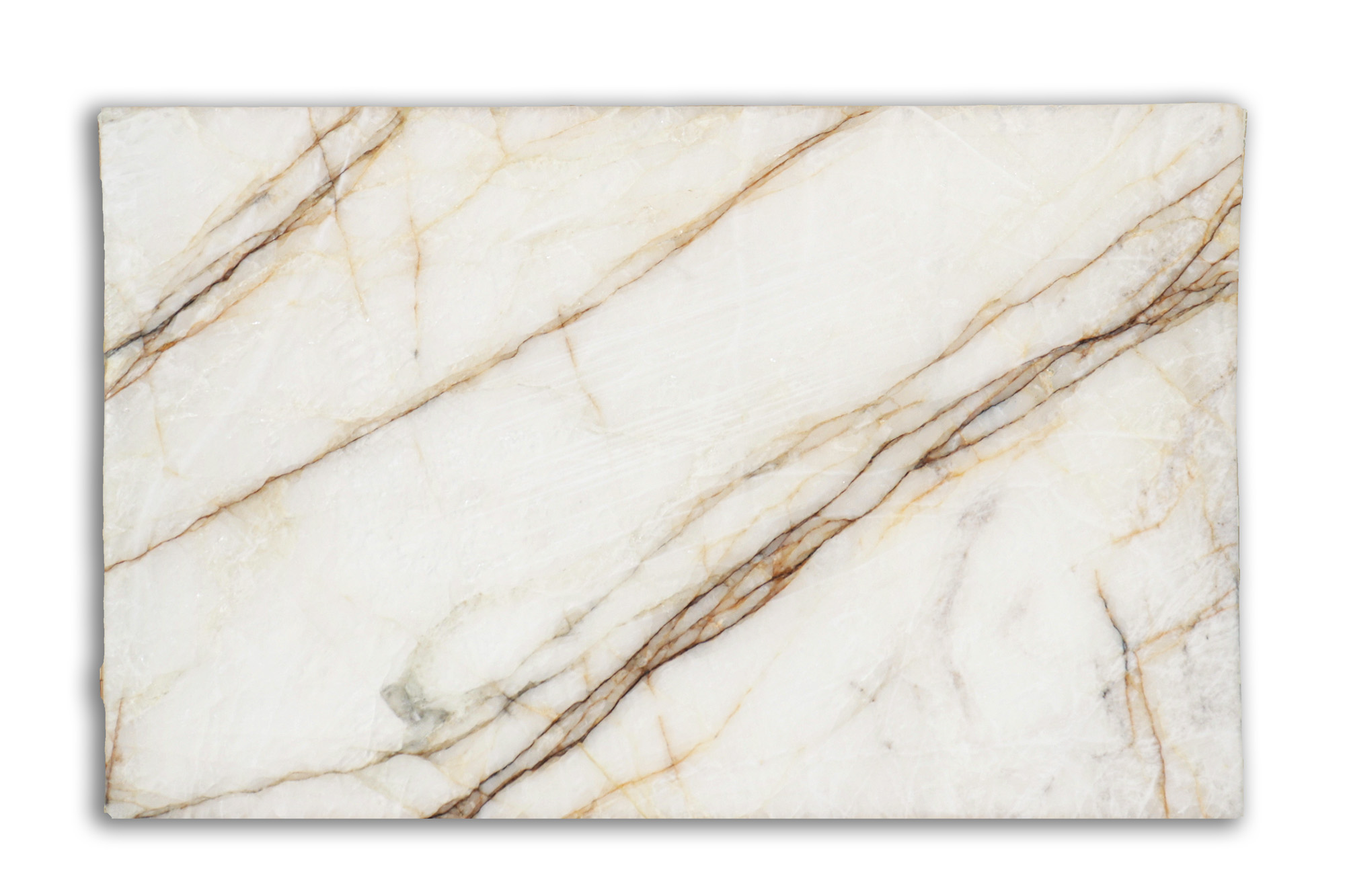 3/4 Slab White Quartz Vitro Polished - Walker Zanger