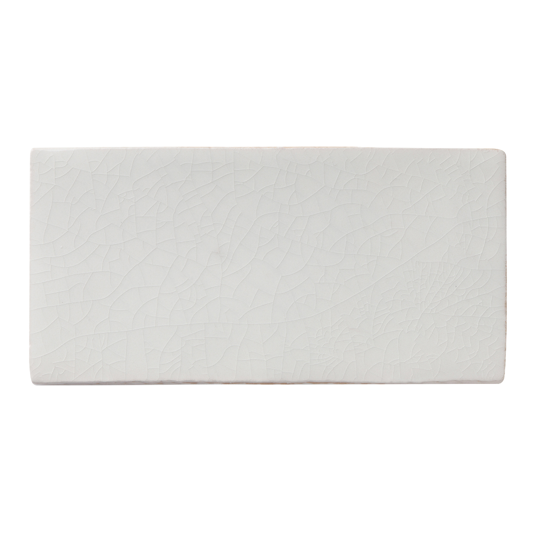 3x6x3/8 Cafe Milk Crackle Gloss - Walker Zanger