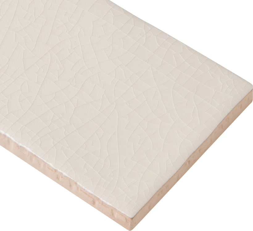 3x12x3/8 Cafe Latte Crackle Gloss - Walker Zanger